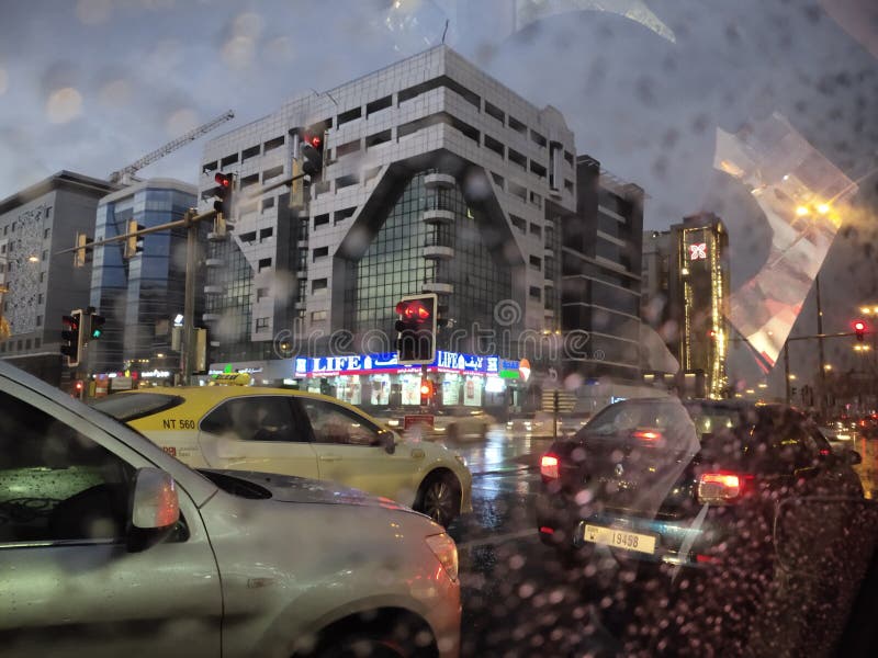 Shot during Traffic Light in Dubai Editorial Image - Image of shot ...