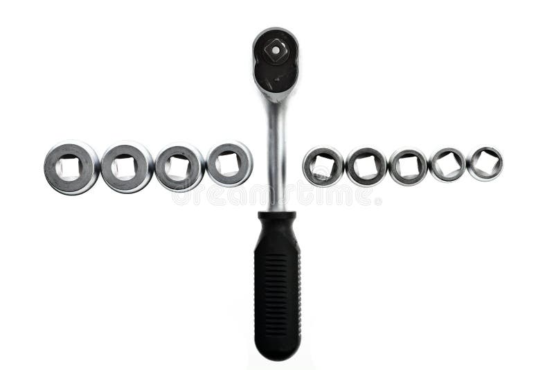 Spanner tools set stock image. Image of metallic, ratchet - 30091051