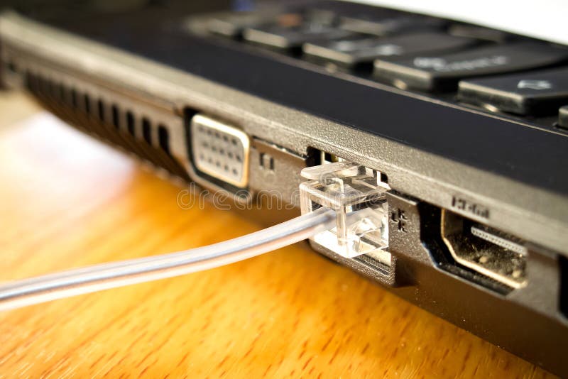 A Shot of UTP Network Cable Stock Photo - Image of connection, power ...