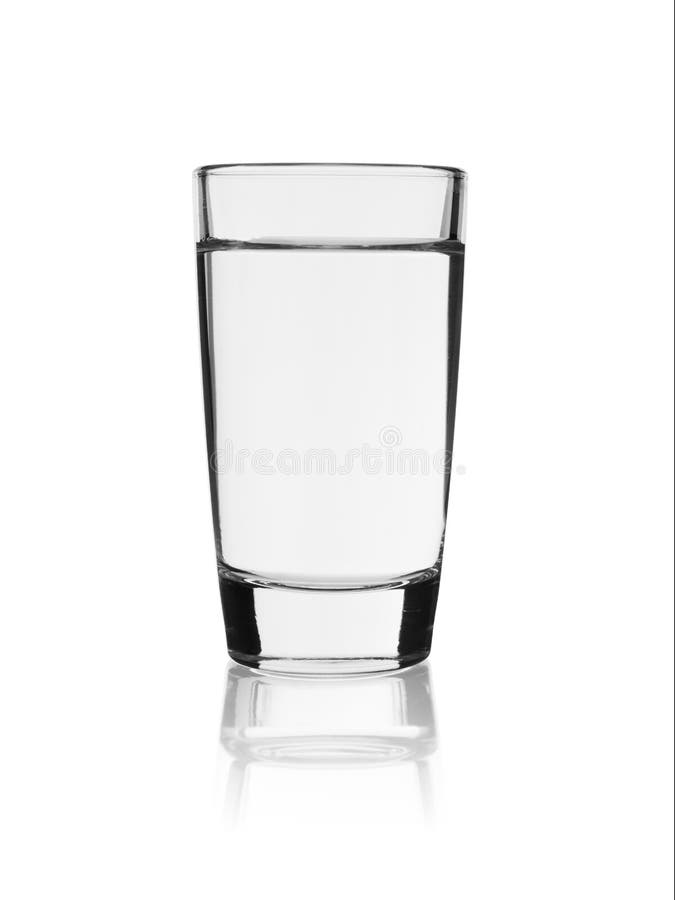 A Shot of Vodka Isolated on White Background Stock Image - Image of ...