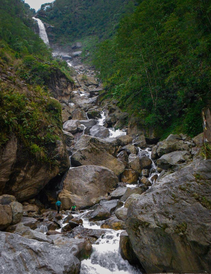 A Shot of Waterfall Taken in Darjeeling Stock Image - Image of manali ...