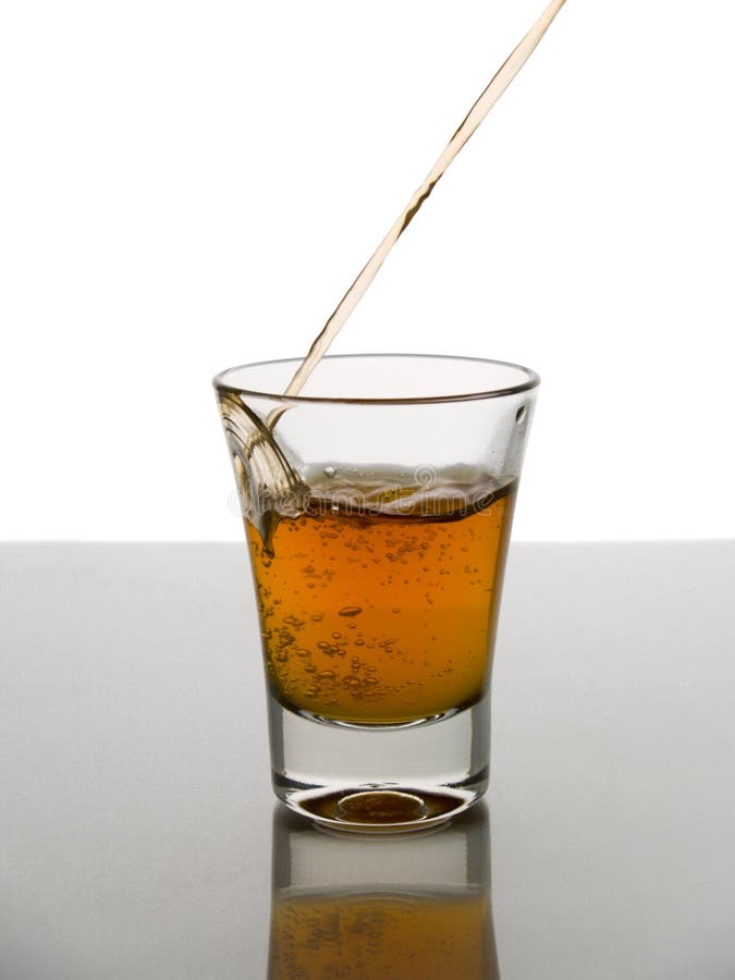 Shot of whisky stock photo. Image of amber, liquid, round - 5438644