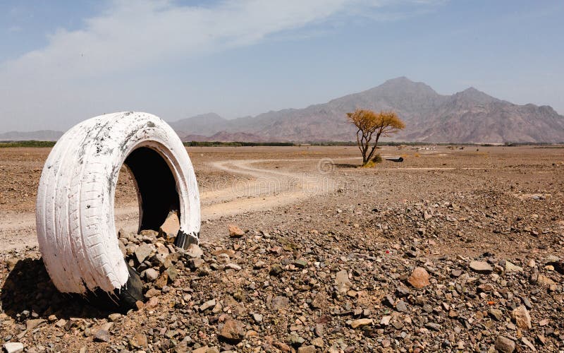 Shot of White Wheel in Desert in Saudi Arabia Stock Photo - Image of ...