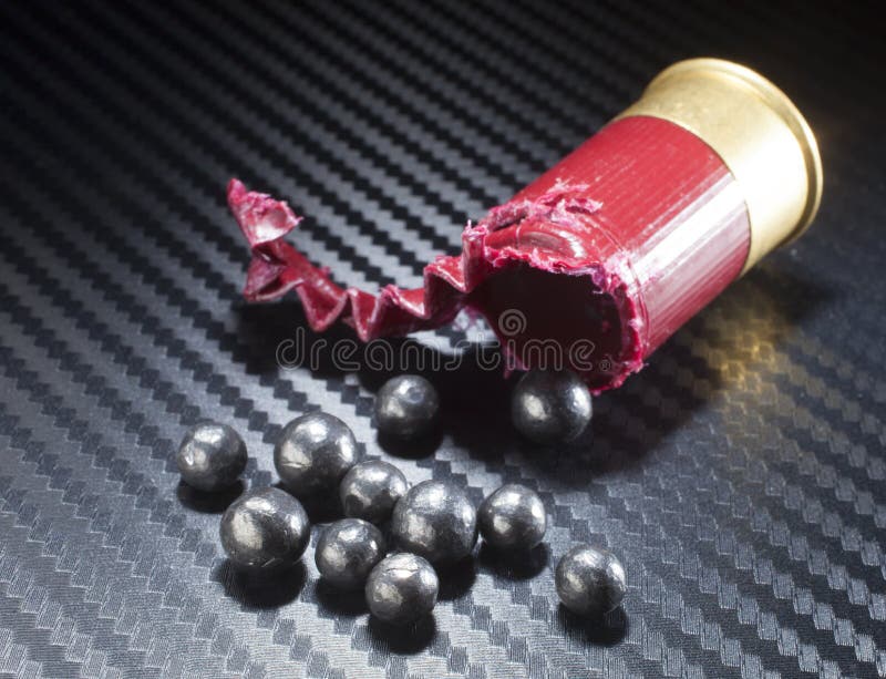 Shotgun ammunition stock photo. Image of pellets, buckshot - 67534176