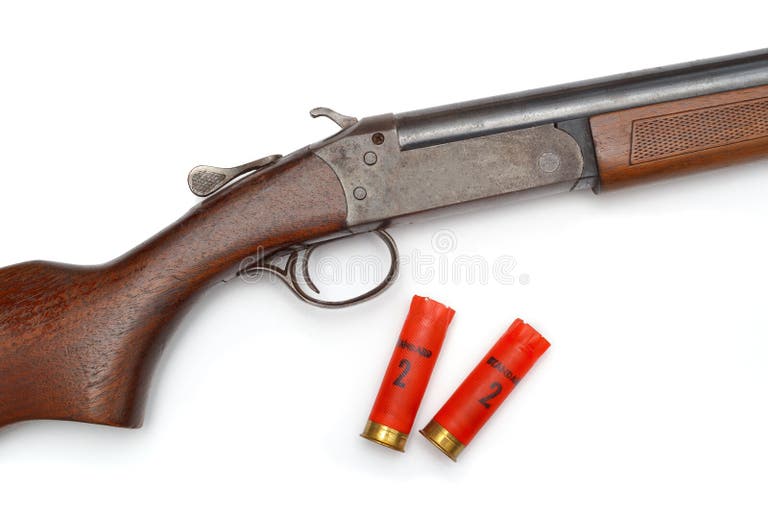 Shotgun and Empty Shells stock photo. Image of hunting - 355639772