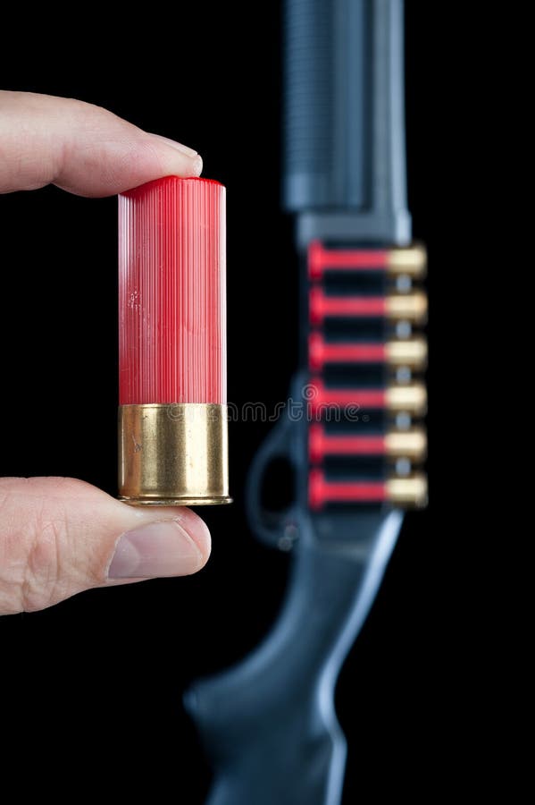 Shotgun shell slug stock image. Image of shell, firearm - 23196299