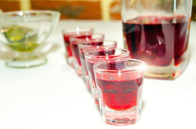 Shots in bar stock photo. Image of group, liqueur, night - 162794742
