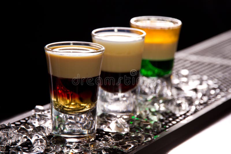 Shots stock photo. Image of alcohol, liquid, layered - 36068052