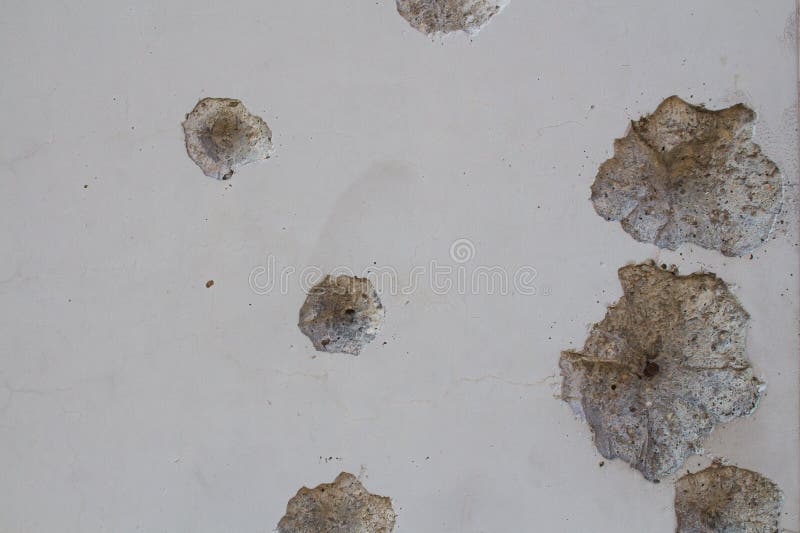 Bullet-ridden wall stock image. Image of guns, cruel, cruelty - 2865553