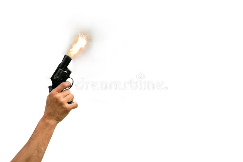 Shotting a gun stock image. Image of finger, hand, shooting - 189510365