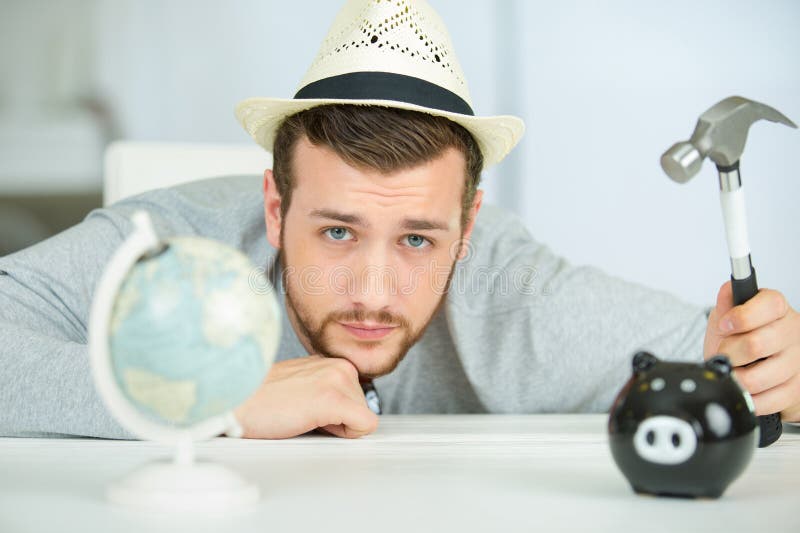 Should I Take My Savings To Travel Stock Photo - Image of adult ...