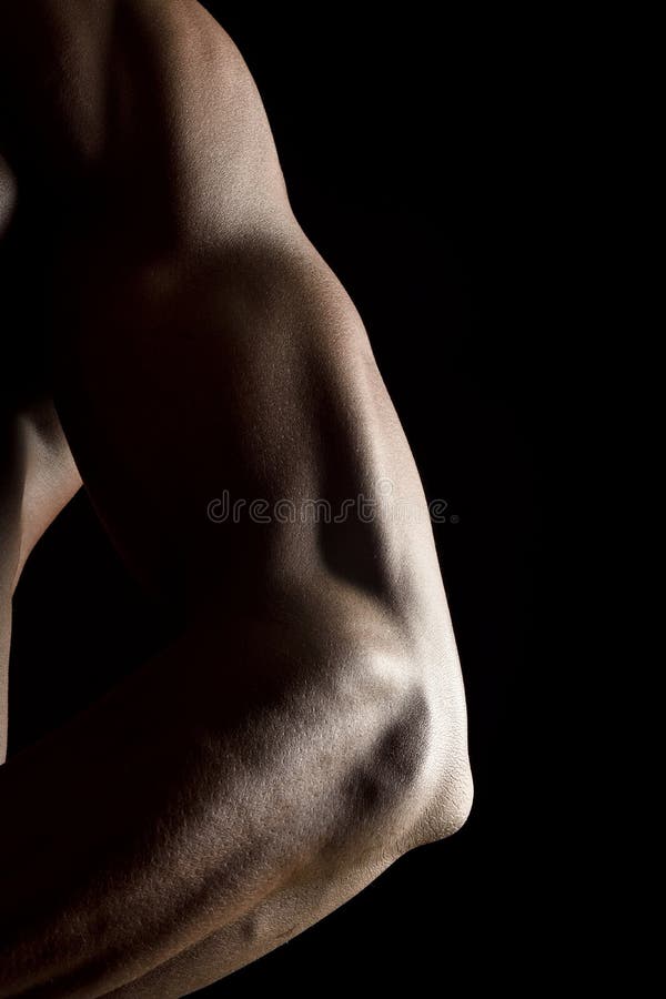 Shoulder of african man stock image. Image of elbow - 120311023