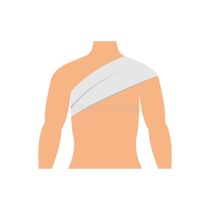 Shoulder Bandage Icon Design Template Vector Illustration Stock ...