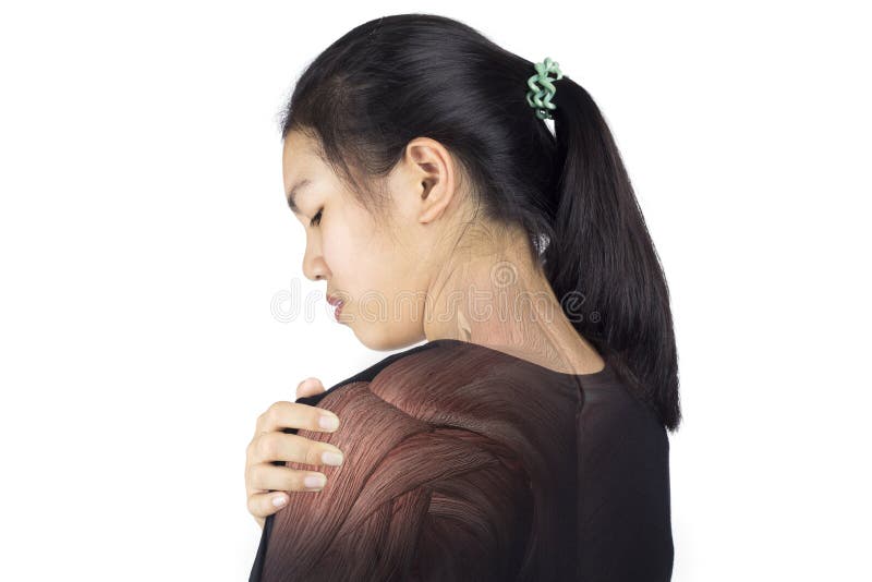 Shoulder muscle injury stock photo. Image of illness - 148135880