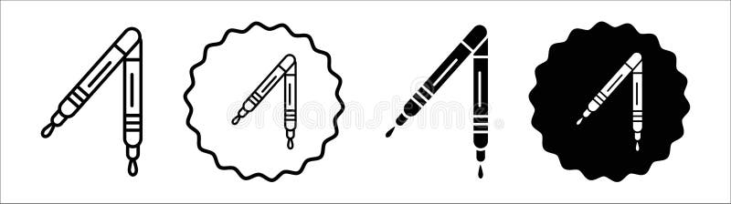 Shoulder Strap Icon Symbol Set Collection. Shoulder Strap Simple Vector ...