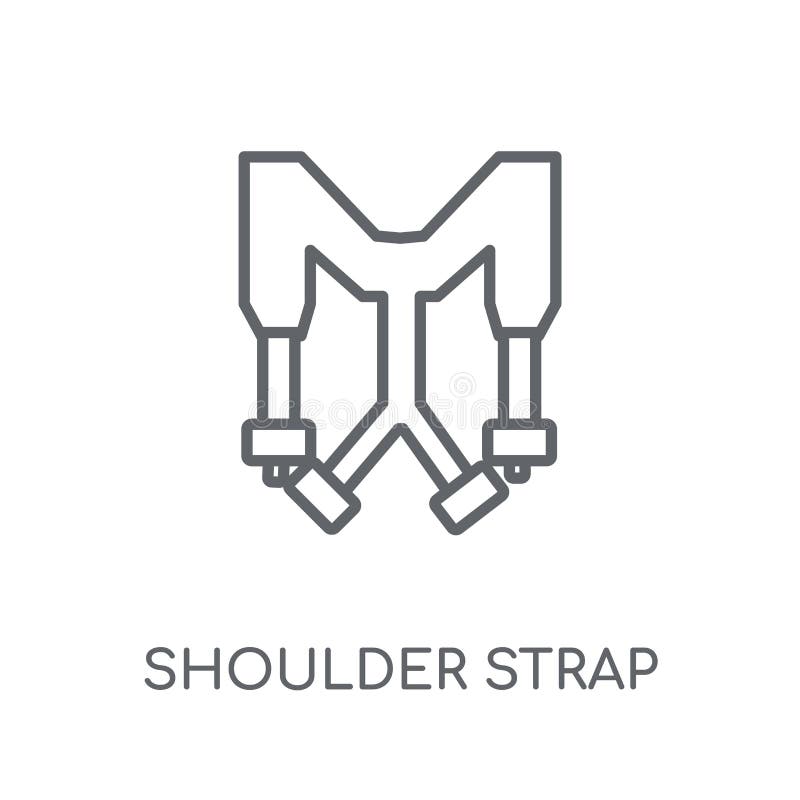 Shoulder Strap Linear Icon. Modern Outline Shoulder Strap Logo C Stock ...