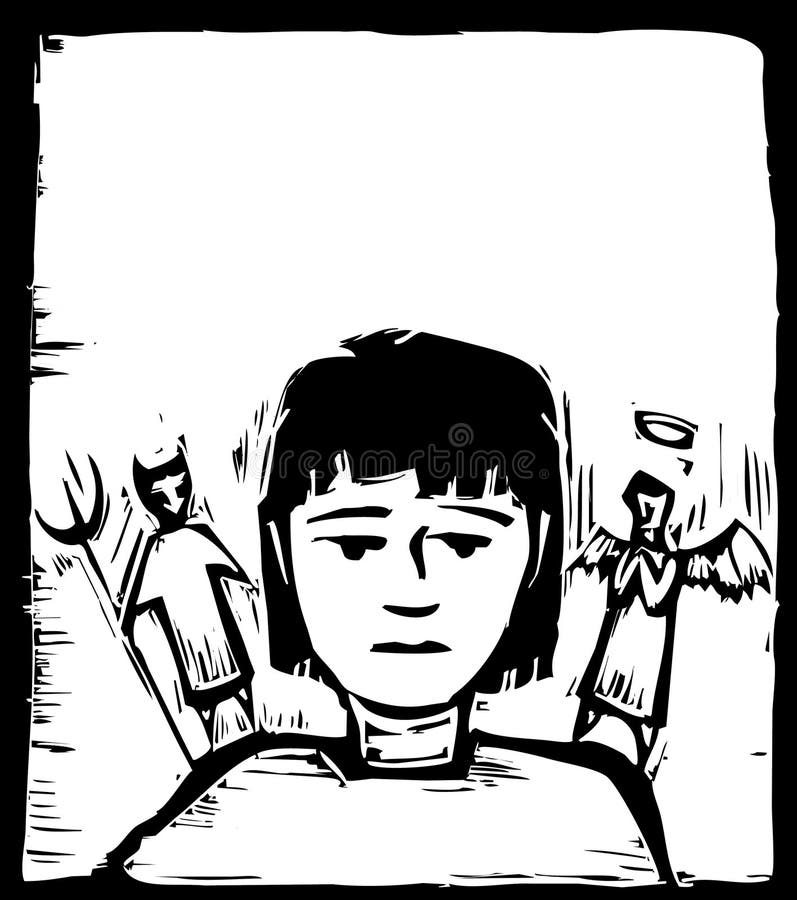 Shoulder Devil Stock Illustrations – 214 Shoulder Devil Stock ...