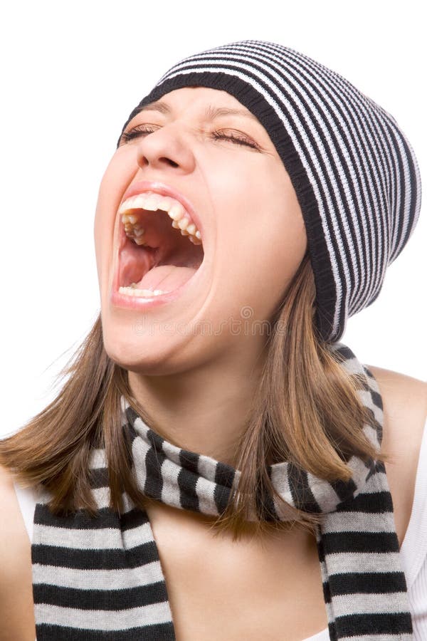 Shout stock photo. Image of negativity, latino, lovely - 7622566