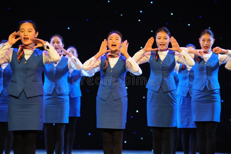 Shout-Sign Language Performance-Airline Stewardess Training Class ...