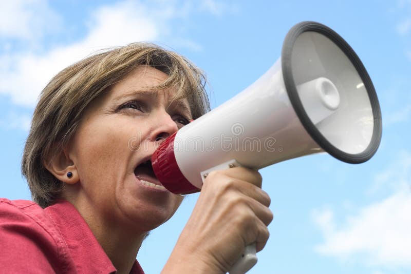 Shouting into the ear stock photo. Image of caucasian - 1220474