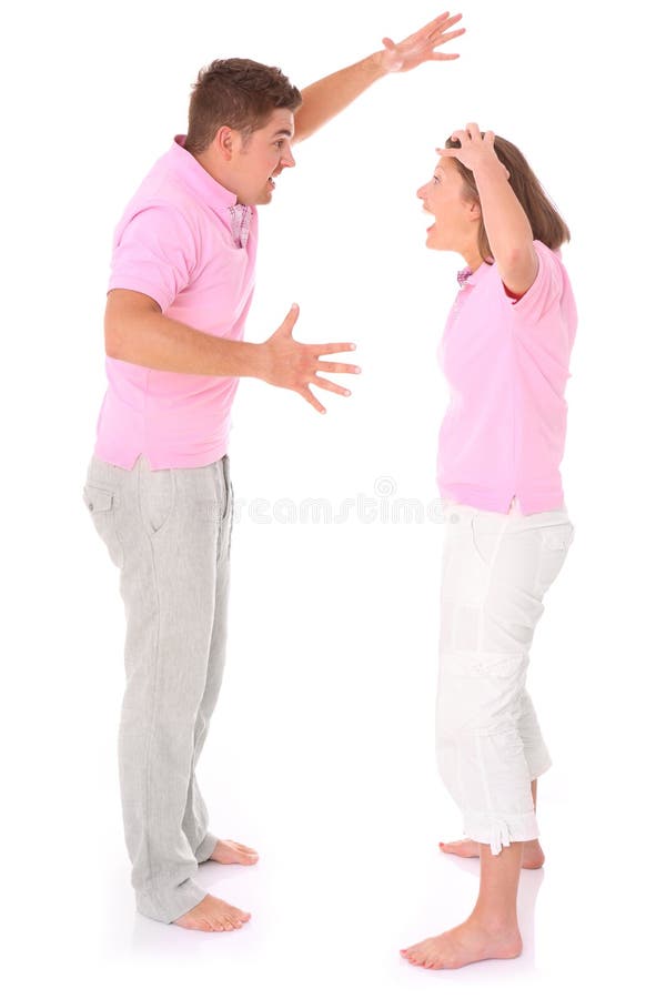 Couple Fighting stock photo. Image of couples, women, woman - 1764486