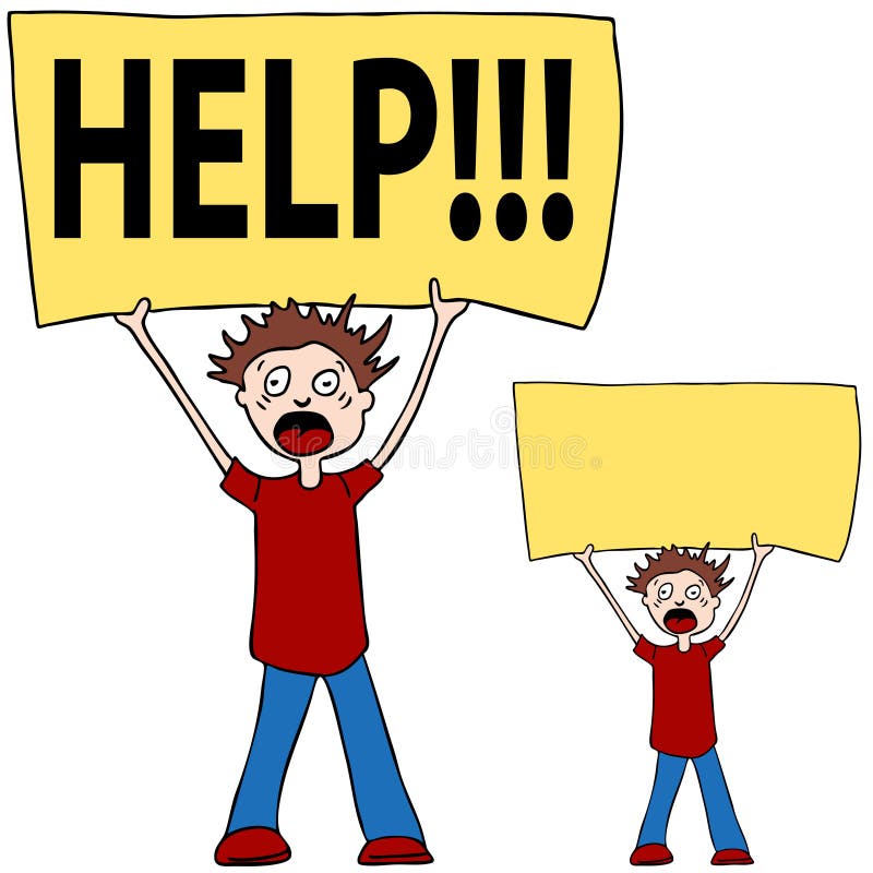 Help Alstublieft Clipart Help Me Alsjeblieft' Sticker | Spreadshirt