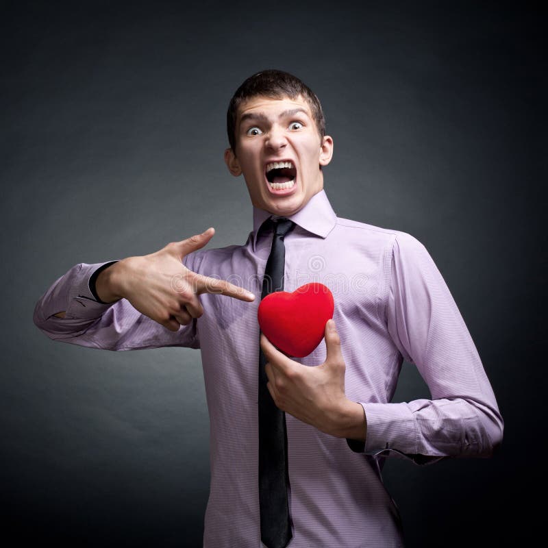 Shouting Man stock image. Image of open, face, expressing - 26288503