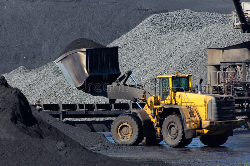 Coal truck loading stock image. Image of coast, cast, equipment - 5763327