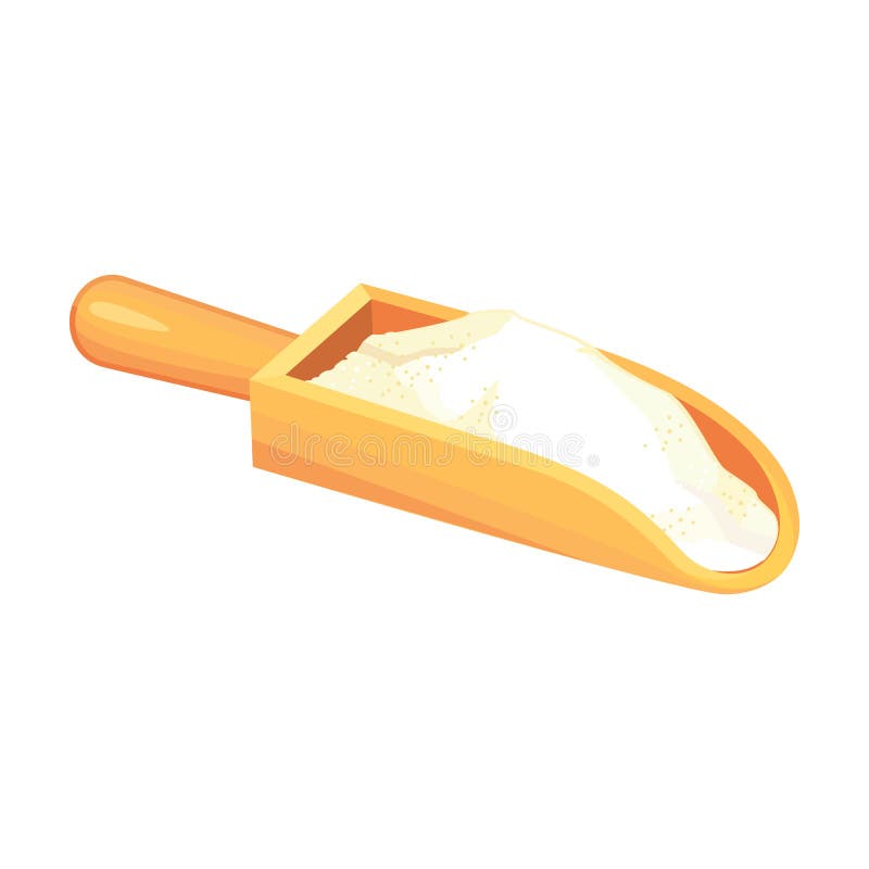 Flour Vector Cartoon Set Icon. Vector Illustration Wheat on White ...