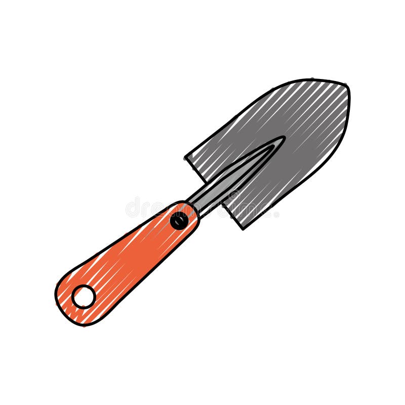 Shovel Tool Icon. Gardening Design. Vector Graphic Stock Illustration ...