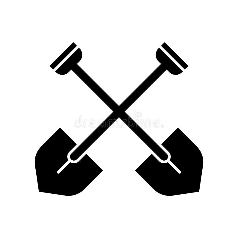 Shovel Icon Vector Design Templates Stock Vector - Illustration of ...