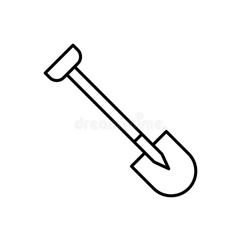 Shovel Icon Vector Design Templates Stock Vector - Illustration of ...