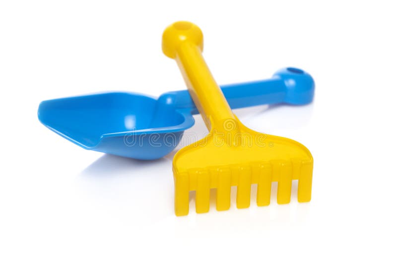 Shovel and rake stock photo. Image of vacation, plaything - 54248274