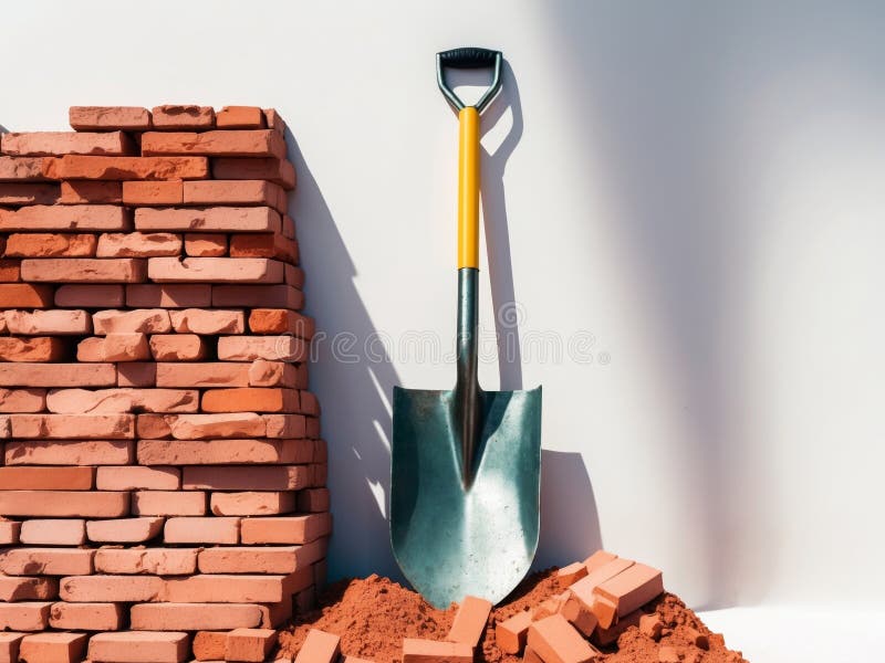 124 Leaning Shovel Construction Stock Photos - Free & Royalty-Free ...