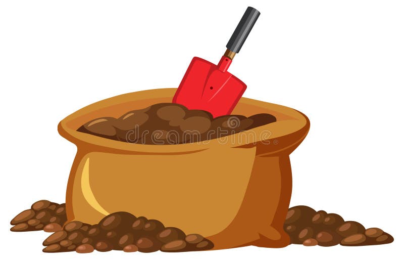 Soil Bag Clipart Black And White
