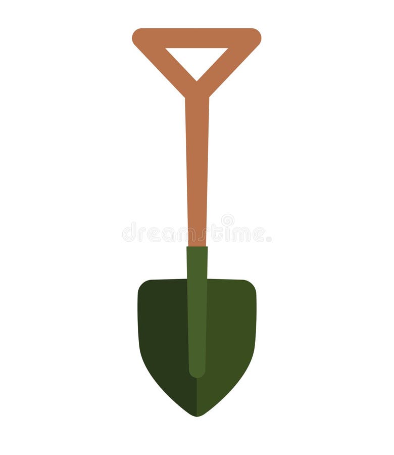 Shovel tool icon stock vector. Illustration of maintenance - 80624102