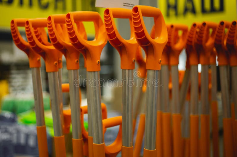 Shovels in a Hardware Store Stock Image - Image of displaying, hardware ...