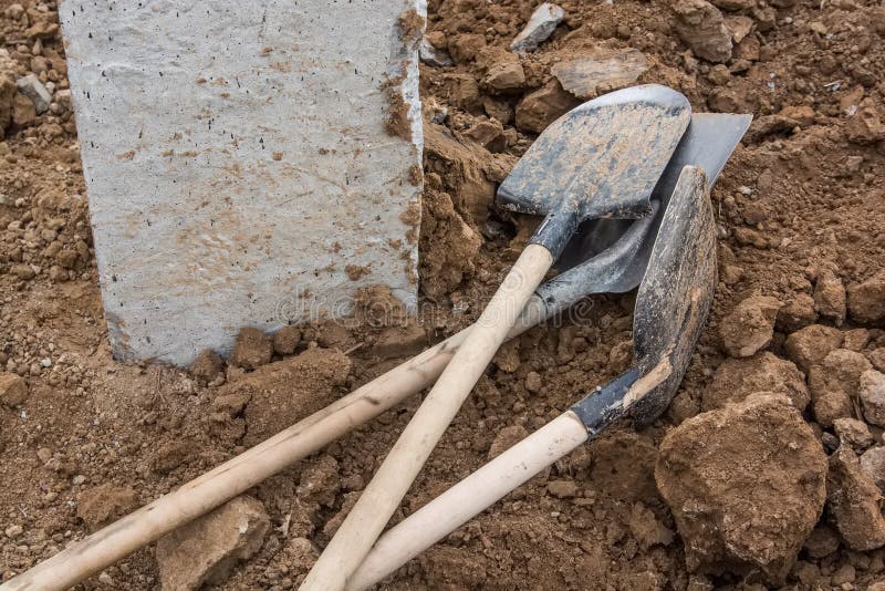 Shovels Putted Stock Photos - Free & Royalty-Free Stock Photos from ...