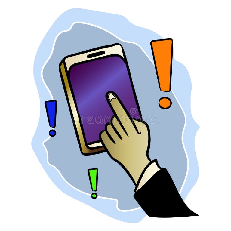 Show the Answer with Your Finger on the Mobile Phone in the Application ...