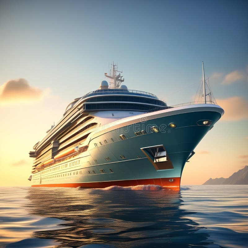 Show an Autonomous Cruise Ship Navigating through Calm Ocean Waters ... Show an Autonomous Cruise Ship Navigating through Calm Ocean Waters ...