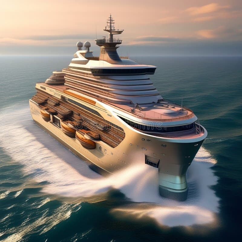 Show an Autonomous Cruise Ship Navigating through Calm Ocean Waters ... Show an Autonomous Cruise Ship Navigating through Calm Ocean Waters ...