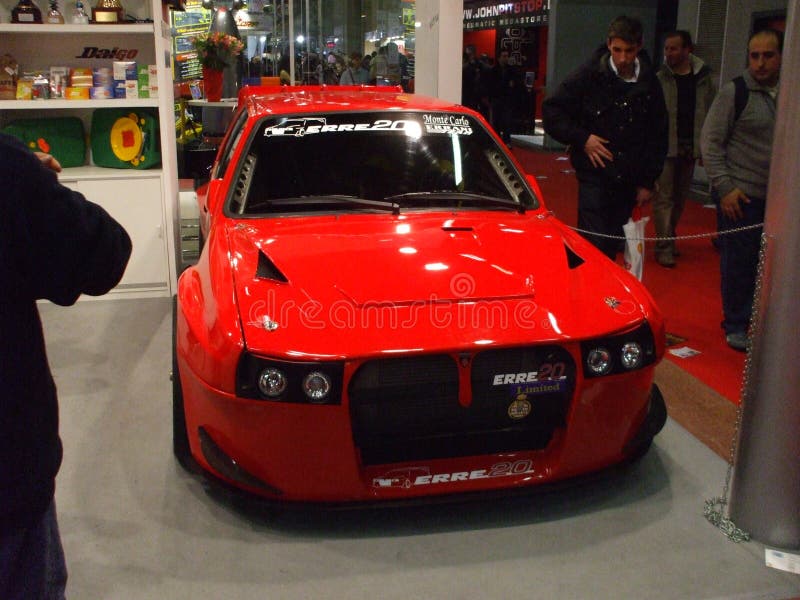 Show Bologna Prototipo Lancia Delta Tuning Foto de archivo editorial ...