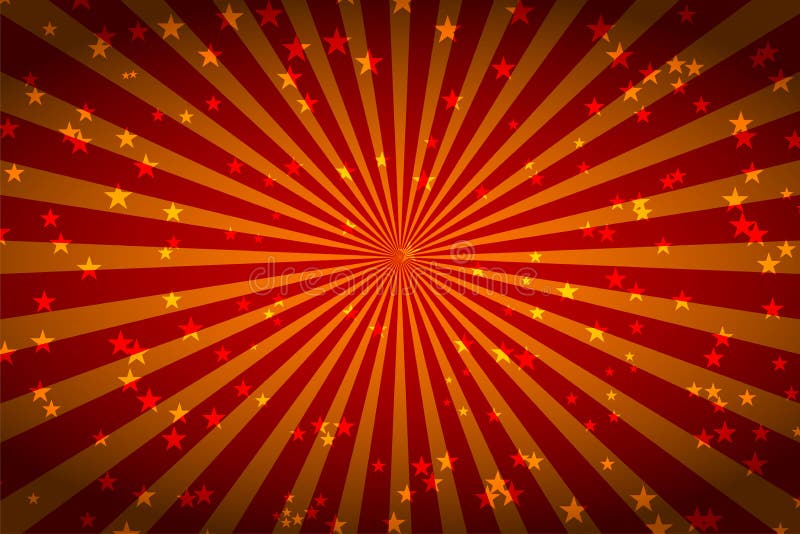 Vector Red Circus Retro Poster Stock Vector - Illustration of comic ...