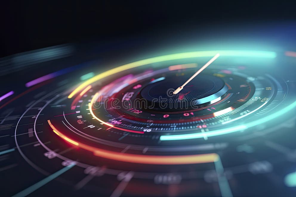 Show Concepts that Represent Digital Speed, Agility and Fast Modern ...