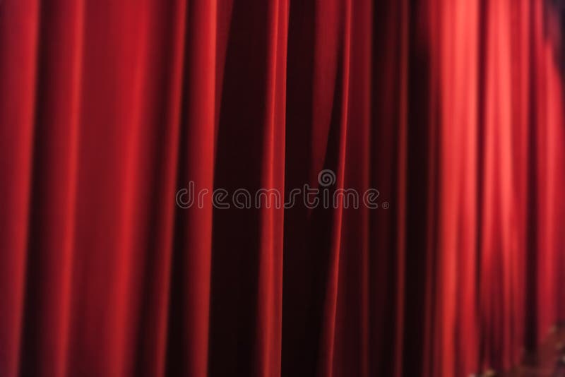 Big red curtain stock photo. Image of opera, close, awards - 45360598