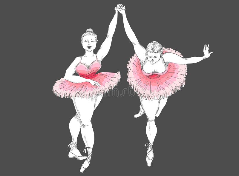 Two Fat Women Stock Illustrations – 172 Two Fat Women Stock ...