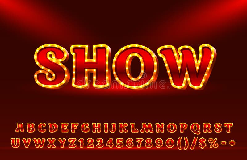 Show Font Set Collection, Letters and Numbers Symbol. Vector Stock ...
