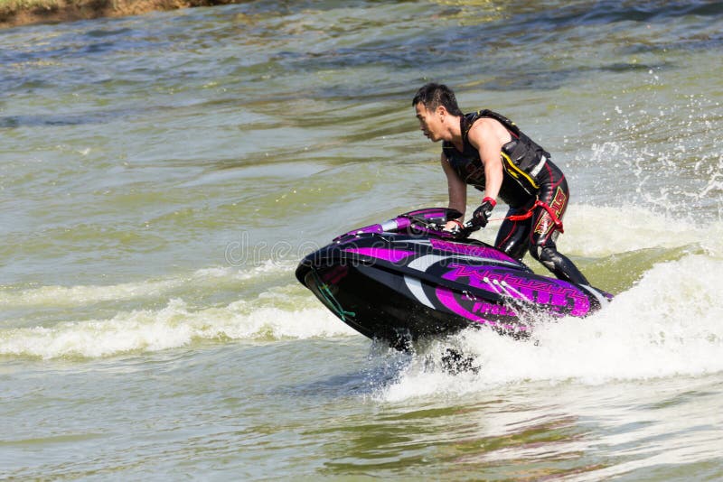 Show Freestyle the Jet Ski Stunt Action Editorial Image - Image of ...