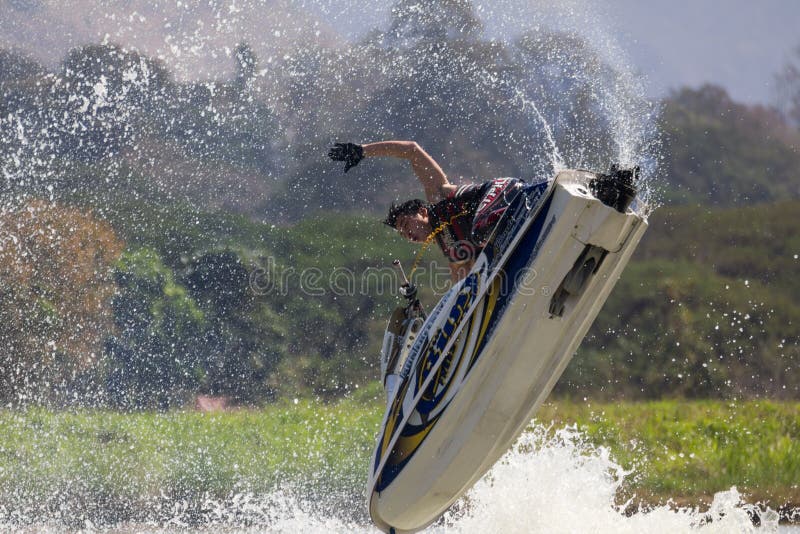Show Freestyle the Jet Ski Stunt Action Editorial Stock Photo - Image ...