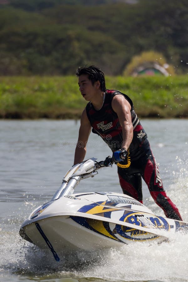 Show Freestyle the Jet Ski Stunt Action Editorial Image - Image of ...